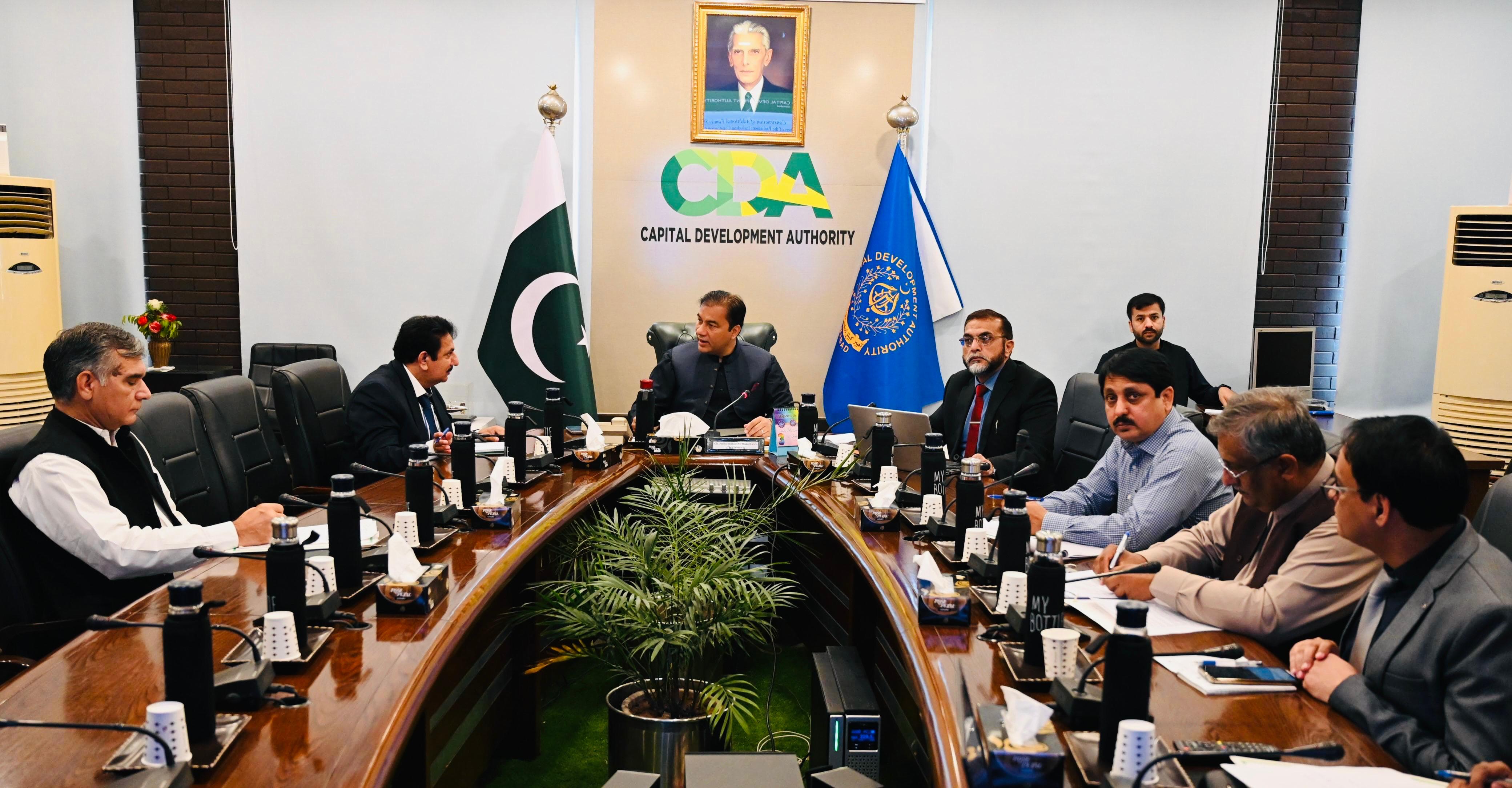 Progress Review meeting of Development Projects - CDA Gallery