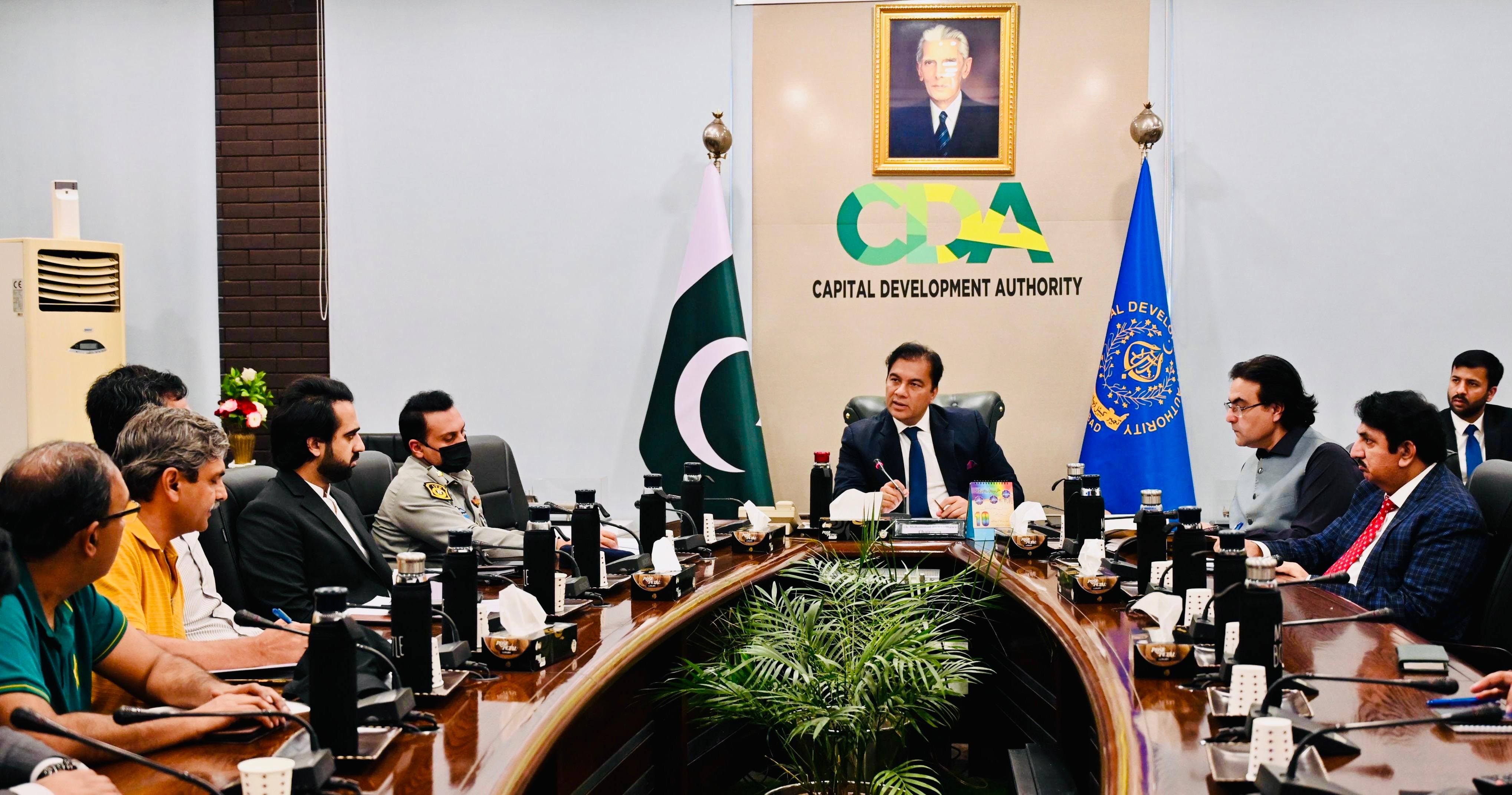 CDA Chairman Muhammad Ali Randhawa Meets with P3A CEO Malik Muhammad ...